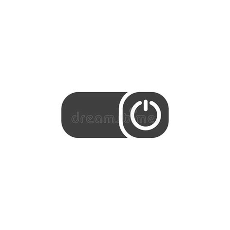 Toggle Switch Control Vector Icon Stock Vector Illustration Of