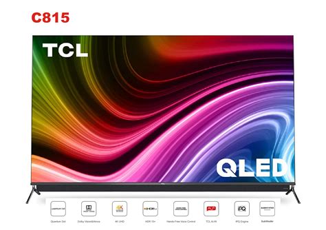 Tcl 65 Inches 4k Ultra Hd Certified Android Smart Qled Tv 65c815 Oshilolo