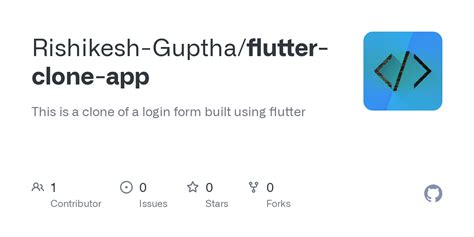 Github Rishikesh Gupthaflutter Clone App This Is A Clone Of A Login