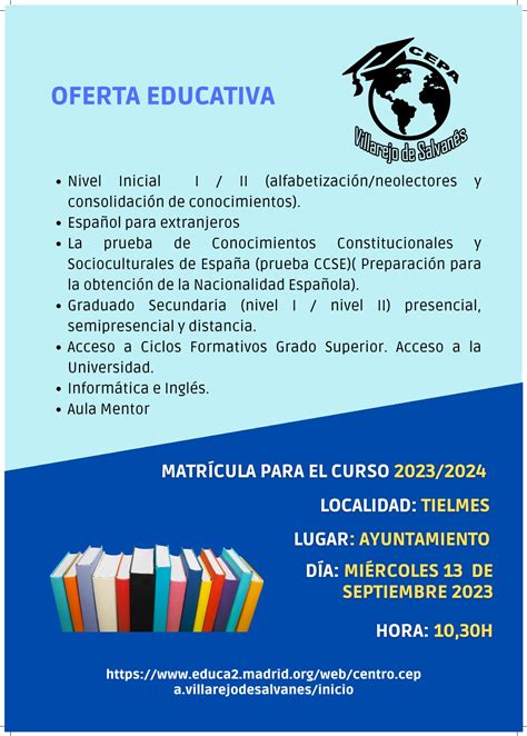 Oferta Educativa Cepa Villarejo De Salvanés