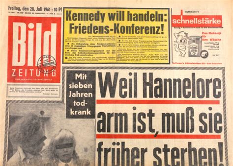BILD ZEITUNG 1982 ORIGINAL Historische Magazine De