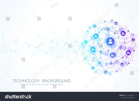 Internet Connection Background Abstract Sense Science Stock Vector Royalty Free 1175993146