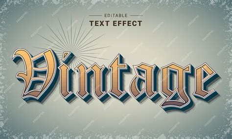 Premium Vector Editable Text Effect For Illustrator Vector Text