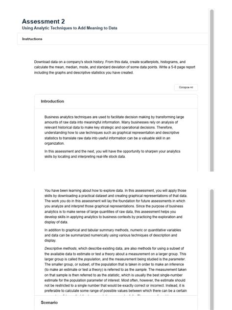 Business Analytics Assessment 2 Instructions Pdf Analytics Data