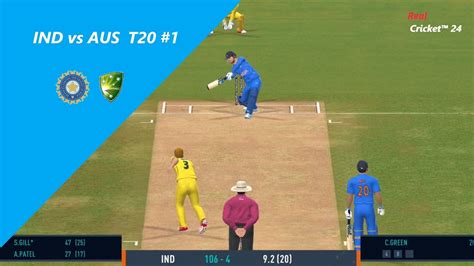 Ind Vs Aus T Android Cricket Gameplay Rc Real Cricket