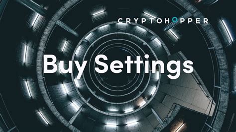 Buy Settings Cryptohopper Youtube