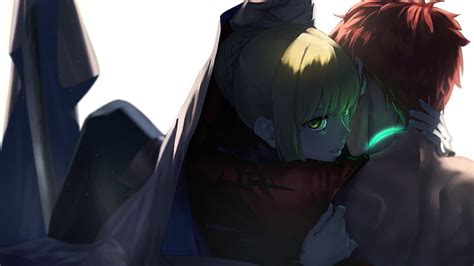 Hd Wallpaper Fate Stay Night Saber Emiya Shirou Fate Series