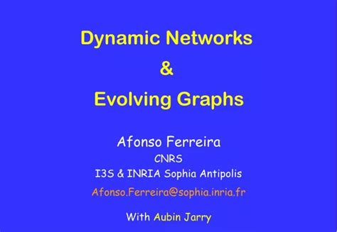 Ppt Dynamic Networks And Evolving Graphs Powerpoint Presentation Free Download Id4114743
