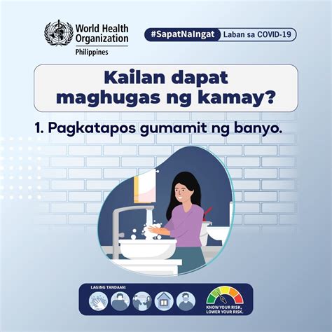 Maghugas Ng Kamay Nang Madalas Gamit Ang Sabon At Tubig O Magpahid Ng Alcohol Based Sanitizer