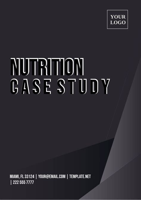 Free Nutrition Templates To Edit Online