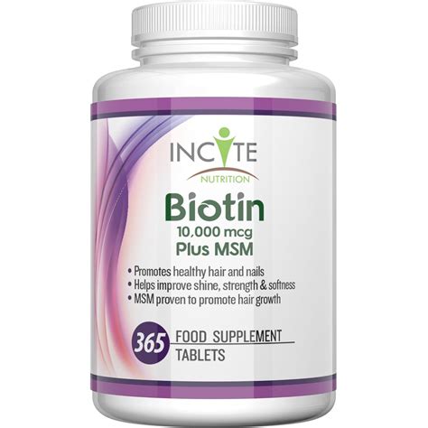 Other Supplements And Nutrition Biotin Msm Hair Growth Vitamins