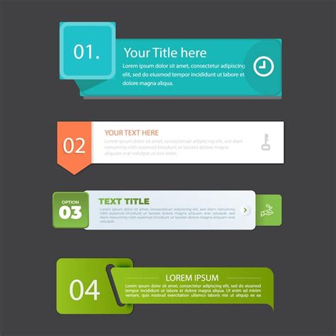 Premium Vector Gradient Table Of Contents Infographic Vector