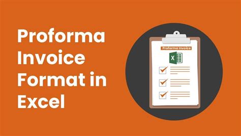 Proforma Invoice Format In Excel Free Templates India