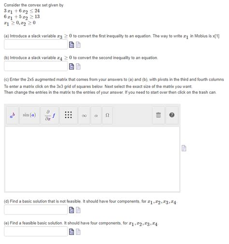 Solved Consider The Convex Set Given By Chegg