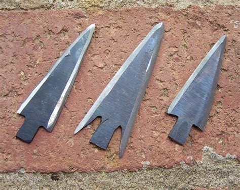 3 Metal Trade Points Plains Indian Arrowheads Etsy