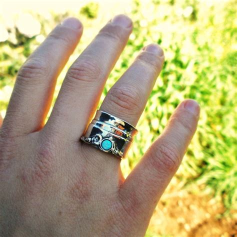 Sterling Silver Statement Daily Opal Ring For Her Unique Design