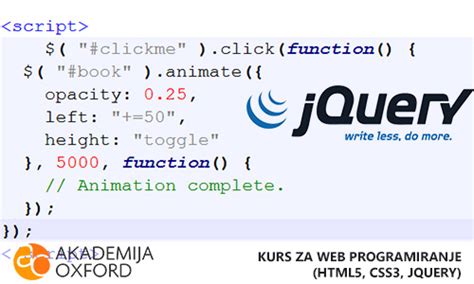 Kurs I Obuka Za Html5 Css3 Jquery Škola Za Html5 Css3 Jquery