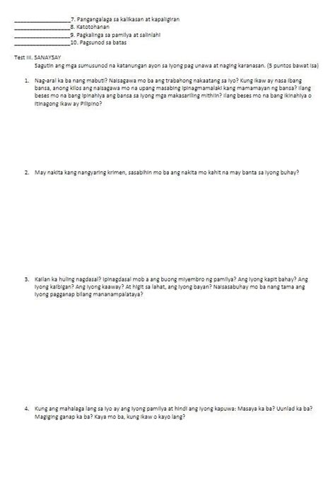 3rd Grading Periodical Esp 10 Artofit