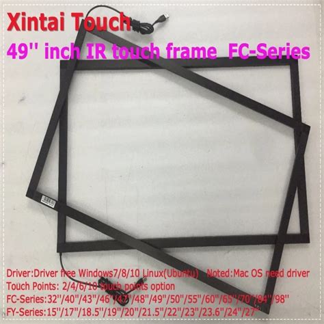 Xintai Touch 49 Inch Usb Ir Touch Screen Panel 10 Points Ir Touch