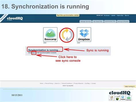 Sync Dropbox And Basecamp PPT