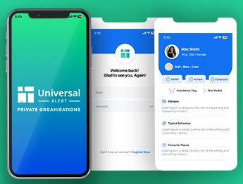 Universal Alert Application UI UX XpertLab Website Designing Universal Alert Application UI UX XpertLab Website Designing