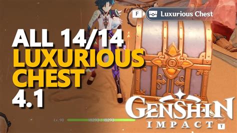 All Fontaine Luxurious Chests 4 1 Genshin Impact YouTube