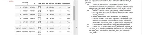Solved Write The Python Code Use The Table Above As A Sample