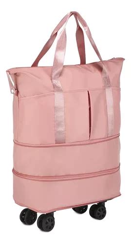 Mochila Rolante Com Rodas Mochila Dobrável Expansível Parcelamento Sem Juros