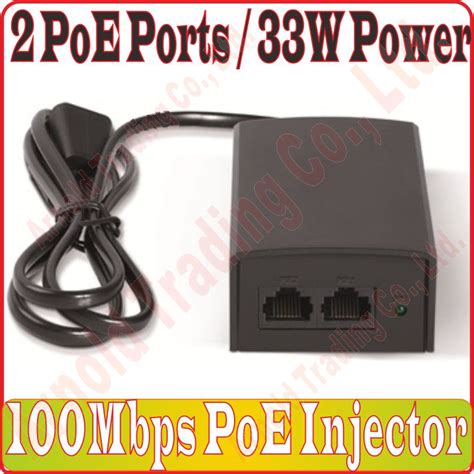 2 Poe Port 33w 100mbps Poe Injector 2 Ch Poe Switc Grandado