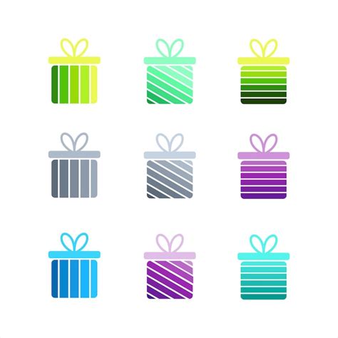 Premium Vector Vector Gift Boxes Set