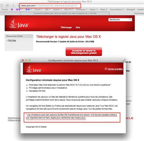 Comment Mettre Jour Java Et Autres Sur Mac Leopard Os X Macos