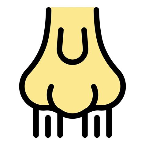 Runny Nose Showing Symptoms Of Rhinitis Or Flu 52732363 Vector Art At