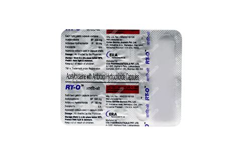 Rto Order Rto Capsule Online At Truemeds