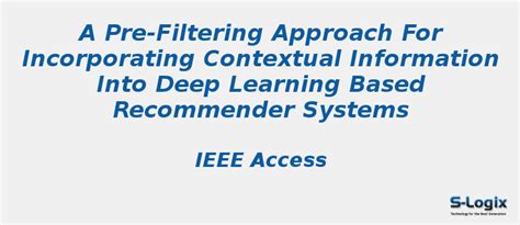 Deep Learning Based Recommender Systems S Logix