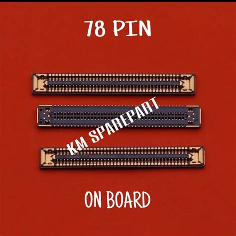 MESIN Samsung A Mainboard Connector Socket Lcd Main Board Connector On Pin Machine Shopee
