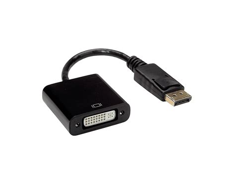 Value Displayport Dvi Adapter Dp St Dvi Bu Displayport Dvi Adapter Mediamarkt