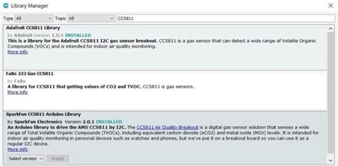 Measure Co2 And Tvoc Using Ccs811 Gas Sensor And Arduino