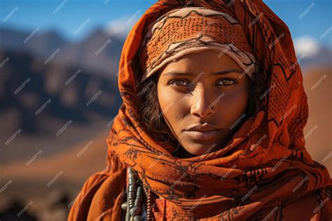 Premium Photo A Person Wearing A Head Scarf