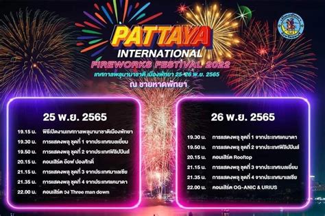 งานพลุเมืองพัทยา 2565 มีวันไหน เช็คตารางกิจกรรม อัพเดทล่าสุด ที่นี่