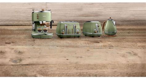 SET Rychlovarná konvice DeLonghi KBOV 2001 GR Icona Vintage