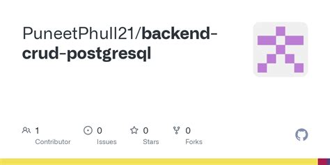 Github Puneetphull Backend Crud Postgresql