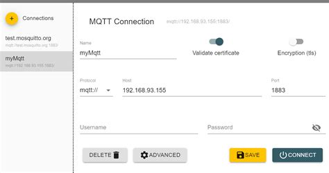 使用MQTT Explorer訂閱和發送消息