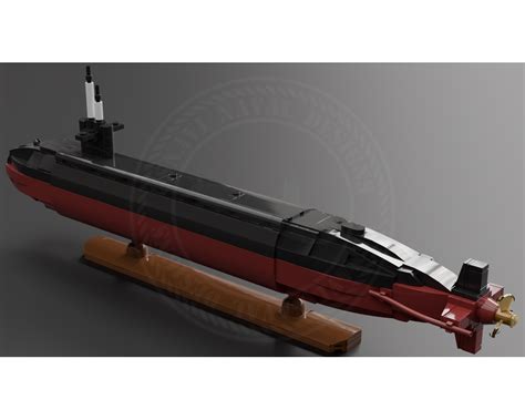 Lego Moc Permit Class Submarine By Usnavi Rebrickable Build With Lego