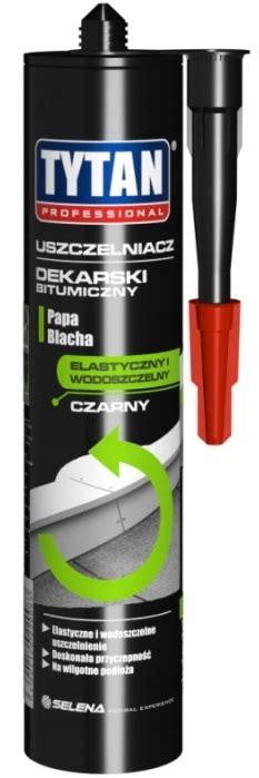 USZCZELNIACZ DEKARSKI BITUMICZNY CZARNY ML Z WŁÓKNAMI TYTAN PROFESSIONAL AongBenis Cena
