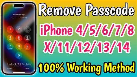 Remove Passcode IPhone X SE How To Unlock IPhone If Forgot Passcode