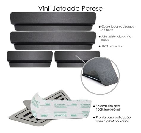 Soleiras Aço Inox Escovado Vinil Corolla Xei 2020 E Brinde Frete grátis