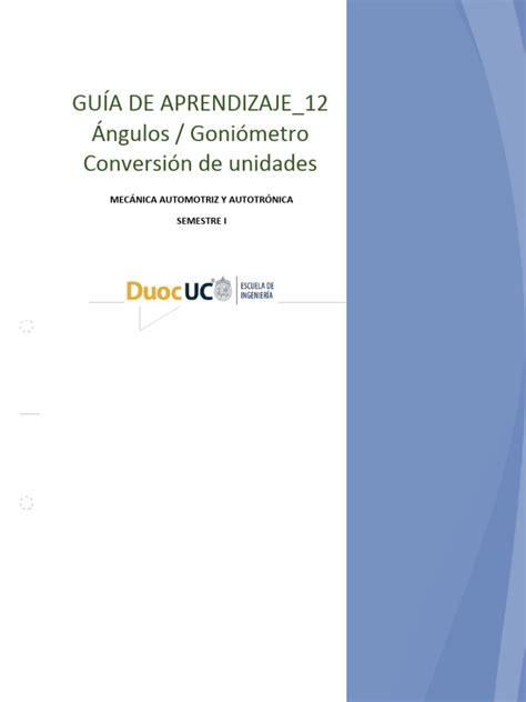 5 1 3 Guia Taller 12 Mai1131 Pdf Sistema Internacional De Unidades Medición