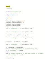 C Programming Rectangle Operations And Overloading Explained
