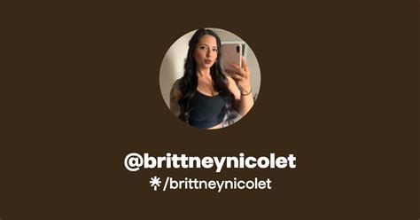 Brittneynicolet Instagram Tiktok Linktree