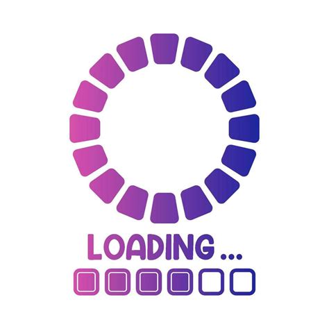 Progress Loading With Circular Loading Illustration 36417073 Vector Art